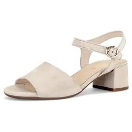 Riemchensandale Gabor "Riemchensandale", Damen, Gr. 36, beige, Schuhe Riemchensandale
