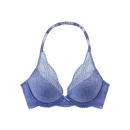 Damen Neckholder-BH "Vivianna", NUANCE BY LASCANA, Gr. 70kornblumenblau, Microtouch, Obermaterial: 60% Polyamid, 35% Polyester, 5% Elasthan, BHs, mit