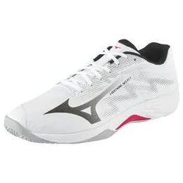 Hallenschuh Mizuno "LIGHTNING SELECT", Damen, Gr. 42, wei&szlig;, schwarz, fiery rot, Synthetik, Schuhe Hallenschuh, besonders geeignet f&uuml;r Volleyball