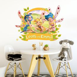 Bilderwelten Wunschtext-Wandtattoo Mia and me - Elfen mit Wunschname