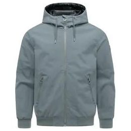 Outdoorjacke Ragwear "Stuartt Summer YOUMODO", Herren, Gr. XL (54), grau, Obermaterial: 100% Polyester. Innenfutter: 100% Polyester, gerade h&uuml;ftbedeckend, hoch geschlossener Ausschnitt, &Auml;rmel ohne &Auml;rmelschlitz Rippstrickb&uuml;ndchen, Jacken Outdoorjacke, Wasserdichte &Uuml;bergangsjacke mit Kapuze