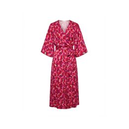 Guido Maria Kretschmer Curvy Kleid 'Louisa' Damen Gr&ouml;&szlig;e 48 creme / lila / magenta Sommerkleid