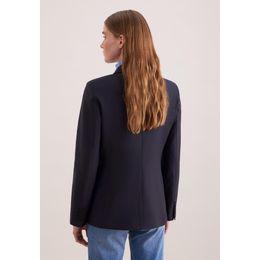 Seidensticker Damen Jackenblazer, schwarz, Gr. 44, unifarben, 52% Wolle, 44% Polyester, 4% Elasthan, Blazer