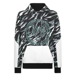 Plein Sport Jungen Sweatshirt "Tiger"0263, schwarz, mintgr&uuml;n, Gr. L, Obermaterial: 88% Baumwolle, 12% Polyester, Sweatshirts