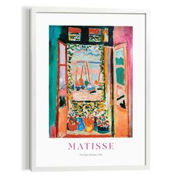 Leinwandbild Reinders "Matisse - window", bunt (farbe bild(er): bunt), B:50cm H:70cm T:2,2cm, MDF, Bilder, Leinwandbild