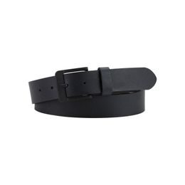 Levi's LEVI'S Damen Lederg&uuml;rtel "FREE METAL G&Uuml;RTEL", schwarz, Gr. 90, bedruckt, Leder, G&uuml;rtel