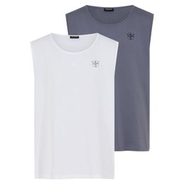Tanktop Chiemsee "2pack Men Tank Top", Herren, Gr. 3XL, wei&szlig;, Obermaterial: 100% Baumwolle, Tops Tanktop, f&uuml;r vielseitige Aktivit&auml;ten, ideal f&uuml;r Schwimmen, sportlicher Stil