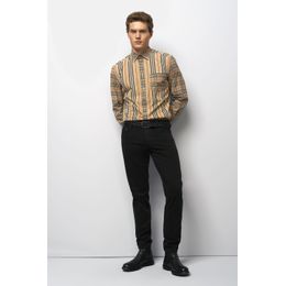 MEYER Herren Chinos "M5 Five 9-6106"schwarz, Gr. 30, unifarben, 97% Baumwolle, 3% Elasthan, Hosen