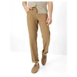 Chinohose Brax "Style COOPER", Herren, Gr. 36, L&auml;nge 30, camelfarben, Web, 67% Leinen, 30% Baumwolle, 3% Elasthan, Hosen Chinohose
