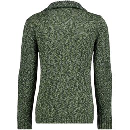 Ragman Herren Troyer, gr&uuml;n, Gr. L, Strick, 100% Baumwolle, Pullover