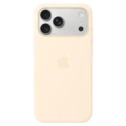 Apple Smartphone-H&uuml;lle "iPhone 17 Pro Max Silikon Case mit MagSafe", vanille, Apple iPhone 17 Pro Max, H&uuml;llen