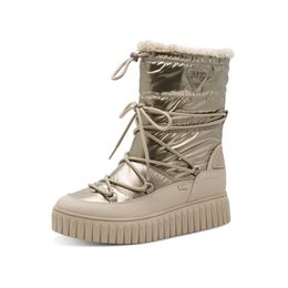 Marco Tozzi Snowboots Damen Gr&ouml;&szlig;e 37 bronze Winterschuhe