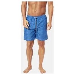 Badeshorts Babista "Badeshorts JORLAN", Herren, Gr. XXL, weit, blau (blau gemustert), Obermaterial: 100% Polyester COOLMAX PES(Coolmax)., Badehosen Badeshorts