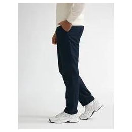 Chinohose PETROL INDUSTRIES "Men Non Denim Chino", Herren, Gr. M (38), N-Gr, navy blau, Web, Obermaterial: 55% Leinen, 45% Baumwolle, unifarben, gerade, unten schmal lang, Hosen Chinohose, mit Tunnelzug