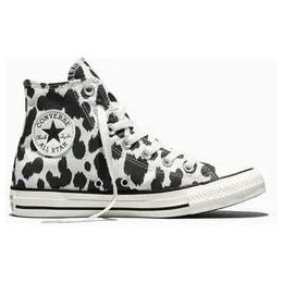 Sneaker Converse "CHUCK TAYLOR ALL STAR COW PRINT", Herren, Gr. 40, schwarz, egret, schwarz, Textil, Schuhe Sneaker