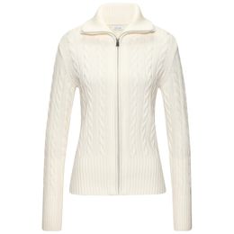 Lascana Damen Strickjacke, creme, Gr&ouml;&szlig;e 44/46