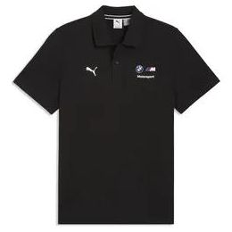 Poloshirt Puma "BMW M MOTORSPORT Essentials Polo Herren", Damen, Gr. L, schwarz, Obermaterial: 100% Baumwolle. Kragen: 96% Baumwolle, 4% Elasthan. Rippe: 4% Elasthan, 96% Baumwolle, regular fit, Shirts