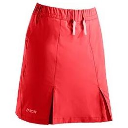 Skort Maier Sports "Fortunit Shortin W", Damen, Gr. 44, feuerrot, 100% Polyester, R&ouml;cke Skort, atmungsaktiver Damen Rock mit integrierter Short, Regular Fit