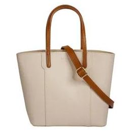 Henkeltasche Samantha Look, Herren, Gr. B/H/T: 26cm x 21cm x 9cm onesize, beige, Leder, Taschen, echt Leder, Made in Italy