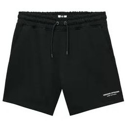 Shorts Weekend Offender "MYTROS LOOSE FIT WOAN SHORT Herren", Herren, Gr. M, schwarz, amazonite, Sweatware, 100% Baumwolle, normal, Hosen Shorts, Shorts Herren, leichte Sommerhose, kurze Hose, Freizeitshorts, Sale