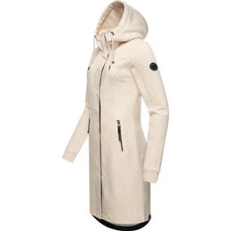 Ragwear Damen Kurzmantel "Letti Long", beige, Gr. 5XL, Fleece, Obermaterial: 54% Polyester, 41% Baumwolle, 5% Viskose, M&auml;ntel, &Uuml;bergangsjacke aus