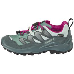 Lowa Kinder Wanderschuh "MADDOX PRO GORE-TEX LO JR", Gr. 36, gr&uuml;n, Leder, Textil, Schuhe, wasserdicht dank Gore-Tex Membrane
