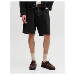Jack & Jones Jeansshorts JACK & JONES "JJITONY JJORIGINAL SHORTS AM 460 SN", Herren, Gr. S, N-Gr, schwarz denim, Denim/Jeans, Obermaterial: 100% Baumwolle, unifarben, relaxed fit kniefrei, Jeans Jeansshorts, Baumwollmischung, relaxed fit