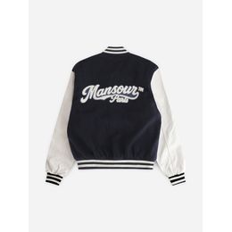 Mansour &Uuml;bergangsjacke 'College Varsity Jacket Navy' Damen Gr&ouml;&szlig;e XXL navy