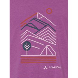 Vaude T-Shirt 'Rokua' Jungen Gr&ouml;&szlig;e 122/128 lilameliert