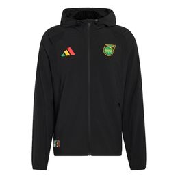 adidas Performance Sportjacke 'Jamaika x Bob Marley Tiro Travel' Herren Gr&ouml;&szlig;e XXXL gelb / hellgr&uuml;n / altrosa / schwarz