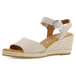 Keilsandalette Gabor "Keilsandalette", Damen, Gr. 36, beige, Schuhe