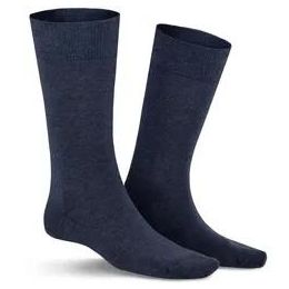 Socken Kunert "RICHARD", Damen, Gr. 39-42, jeans meliert, Baumwollmischung, normal, Socken Socken, druckfreier Komfortbund, weich, sportlicher Look