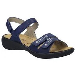 Sandale Josef Seibel "Ibiza 86, ocean", Damen, Gr. 44, blau (ocean), Obermaterial: 100% Rindsleder Leather cow., Schuhe Sandale