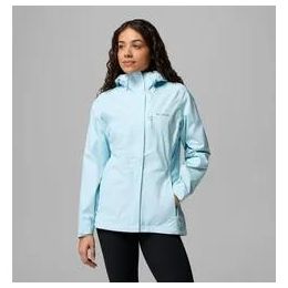 Regenjacke Columbia "Pouring Adventure III Jacket", Damen, Gr. S (34/36), marine light, Obermaterial: 100% Nylon. Futter: 100% Polyester, normal, Jacken Regenjacke, sportlicher Stil, wasserdichtes und winddichtes Material