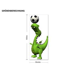 Bilderwelten Wandtattoo Fussballdino