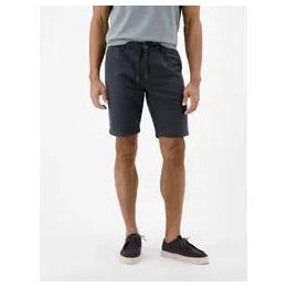 Chinoshorts Lerros "Chino-Shorts aus Baumwoll-Leinen-Mischgewebe", Herren, Gr. 36, blau night, 80% Baumwolle, 20% Leinen, Hosen Chinoshorts, Chino Hose Herren kurz, Tunnelzugbund und G&uuml;rtelschlaufen, 4 Taschen