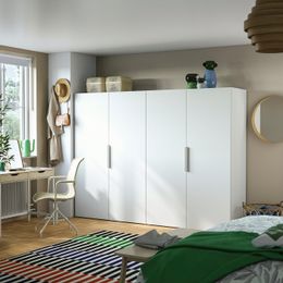IKEA PLATSA Kleiderschrank mit 4 T&uuml;ren