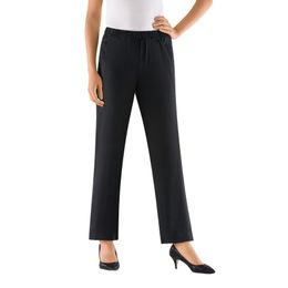 Casual Looks Damen Schlupfjeans, schwarz, Gr. 20, unifarben, 96% Baumwolle, 4% Elasthan, Jeans
