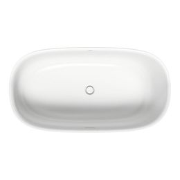 Duravit Badewanne Zencha 160x85x45,5cm, 1 RS, frei., matt-wei&szlig; (700462000000000)