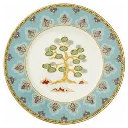 Villeroy & Boch Brotteller VILLEROY & BOCH "Brotteller Samarkand Aquamarin &oslash; 16,4 cm bunt", bunt, L:16,4cm, Speiseteller