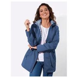 Funktionsjacke Casual Looks, Damen, Gr. 40, jeansblau, 100% Polyester, unifarben, Jacken Funktionsjacke