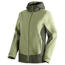 Regenjacke Maier Sports "Brocken W", Damen, Gr. 40, grasgr&uuml;n, 100% Polyester, Jacken Regenjacke, Damen Jacke wasserdicht, moderner Windbreaker, Outdoorjacke, Reg. Fit