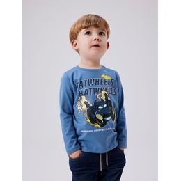 name it Shirt 'Jatzy Batwheels' Jungen Gr&ouml;&szlig;e 110 opal / dunkelblau / gelb / wei&szlig;
