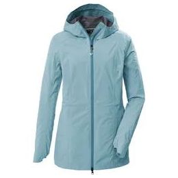 Funktionsjacke Killtec "KOS 83 WMN JCKT", Damen, Gr. 36, ocean, Obermaterial: 100% Polyester, Jacken Funktionsjacke, Wind- und wasserdichte Damenjacke mit regulierbarer Passform