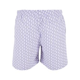 Urban Classics Herren Badeshorts "Urban Classics Herren Pattern Swim Shorts", lila, Gr. XXL, 100% Polyester, Badehosen