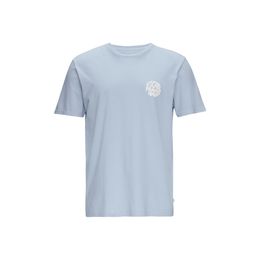 QS T-Shirt Herren Gr&ouml;&szlig;e S hellblau / wei&szlig;