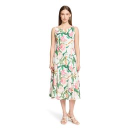Vera Mont Damen Sommerkleid "Damen mit Kellerfalten", bunt, Gr. 42, Obermaterial: 90% Polyester, 10% Elasthan. Futter: 100% Polyester, Kleider