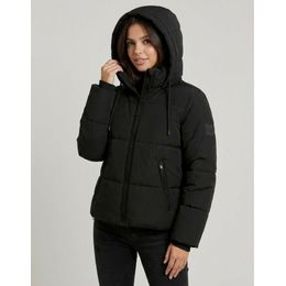 Steppjacke Tally Weijl "SJAPESASICS", Damen, Gr. L, schwarz, Steppware, Obermaterial: 100% Polyamid, unifarben, h&uuml;ftlang, B&uuml;ndchen, Jacken Steppjacke, Kunstfaser