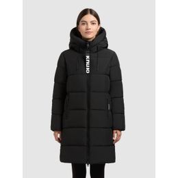 Khujo Damen Steppmantel "MISTHA", schwarz, Gr. XXL, unifarben, Web, Obermaterial: 100% Polyester. Futter: 100% Nylon. Wattierung: 100% Polyester,