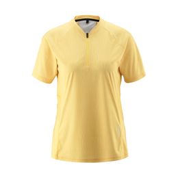 Gonso Damen Radtrikot "Adventure Jersey Soft Touch W", gelb, Gr. 42, 100% Polyester, Trikots, Angenehmes, weiches Tragegef&uuml;hl
